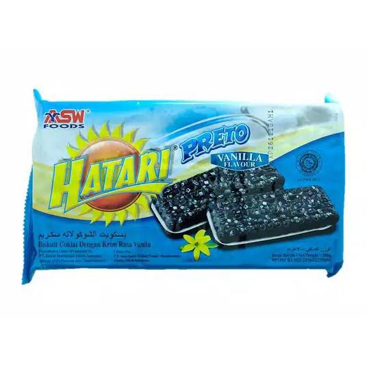 Jual Aneka Snack Hatari Preto Vanilla Cream 200gram/Snack Grosir ...