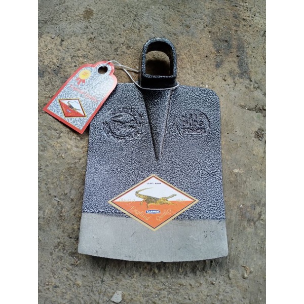 Jual cangkul pacul cap buaya carmen anti lengket cangkul sawah | Shopee ...