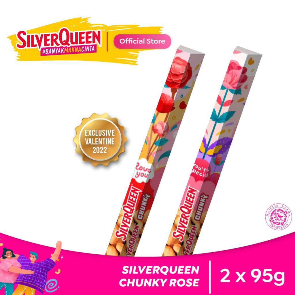 Jual Silverqueen Chunky Rose Cashew 95 g x 2pcs | Shopee Indonesia