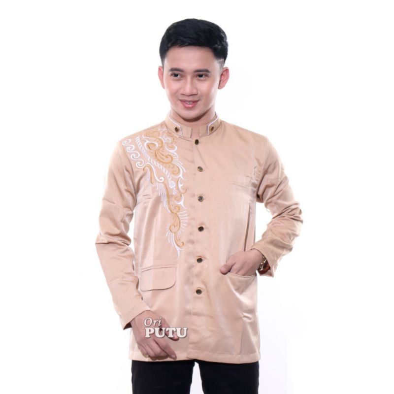 Jual Jasko pria dewasa Jasko bordir bisa COD Fashion muslim Pria dewasa ...