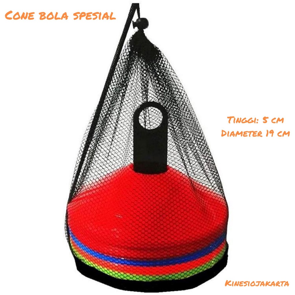 Jual Cone Mangkuk Bola Sepak / Futsal / Training Latihan Atlet Sepak ...