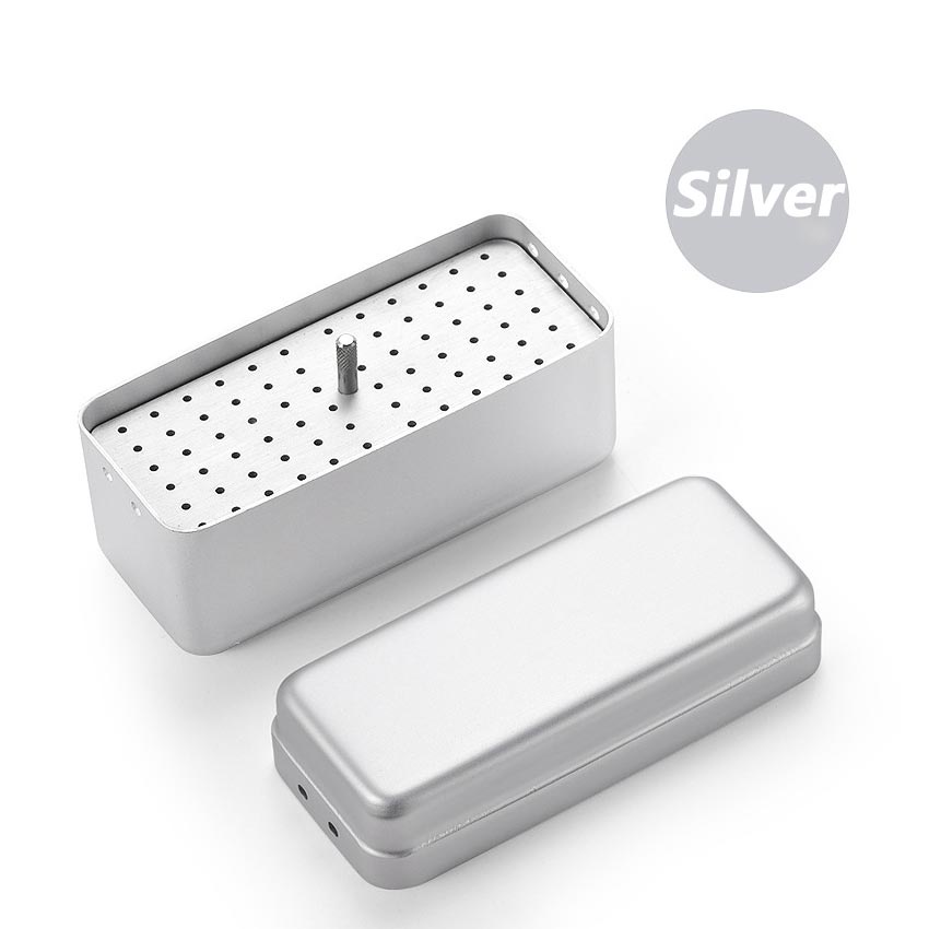 Jual Alice Dental Endo Box k-file Holder Box 72Holes Aluminum Tempat ...