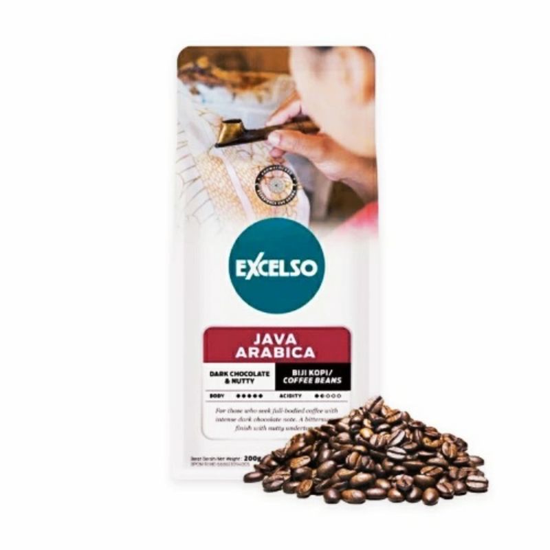 Jual Excelso Kopi Java Arabica biji 200GR | Shopee Indonesia