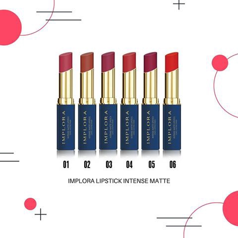 Jual IMPLORA Intense Matte Lipstick Long Lasting Finish ORIGINAL 100% ...