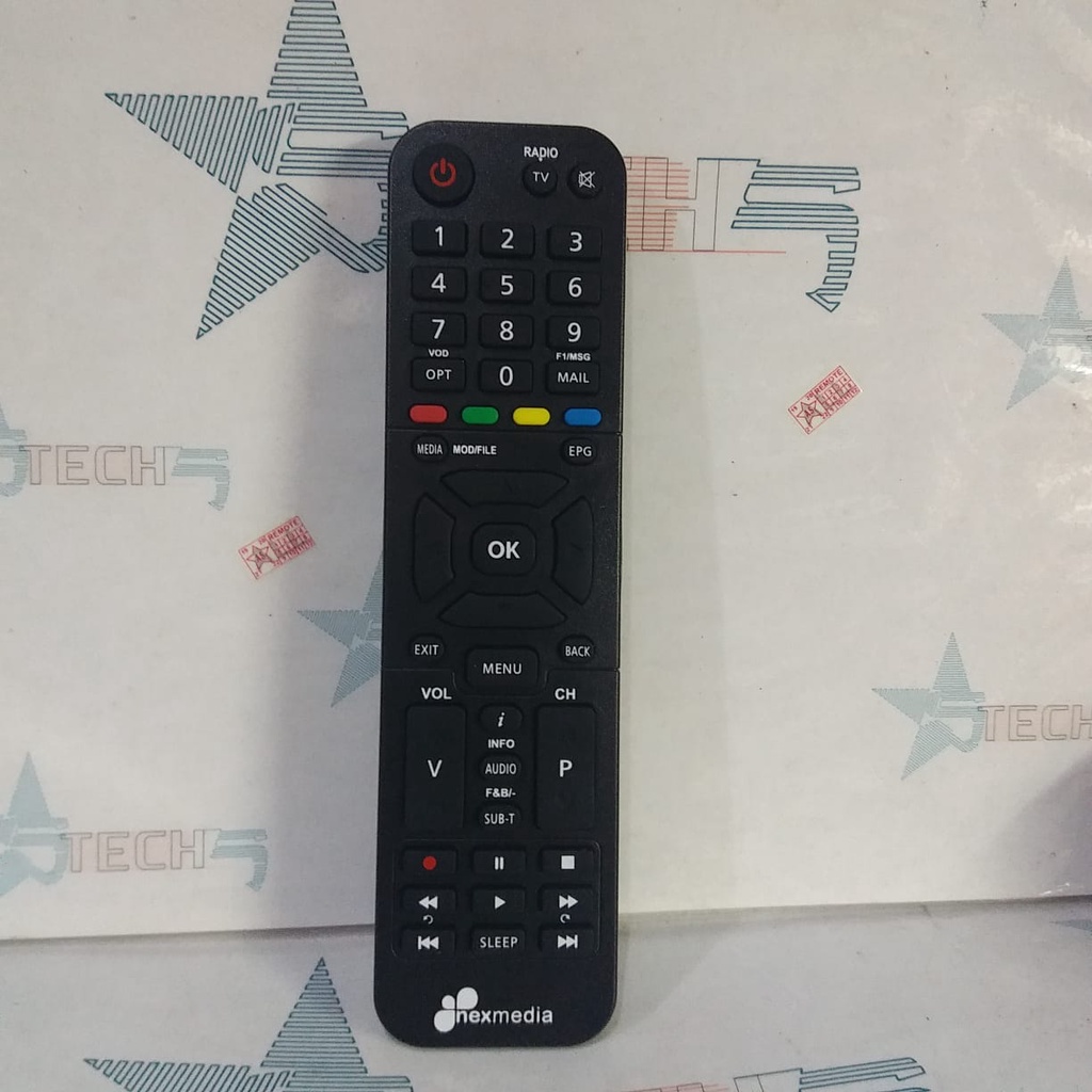 Jual REMOT REMOTE SET TV BOX STB PARABOLA NEXMEDIA BIZNET ORIGINAL ...