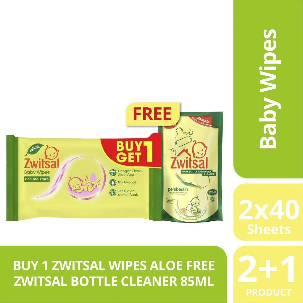 Jual Zwitsal Wipes Tissue Basah Bayi Aloe Vera | Shopee Indonesia