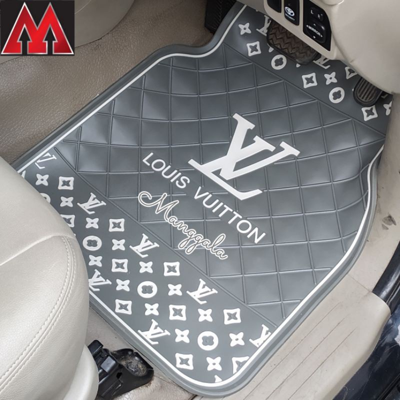 Jual Karpet Mobil LV Abu Logo Putih | Shopee Indonesia