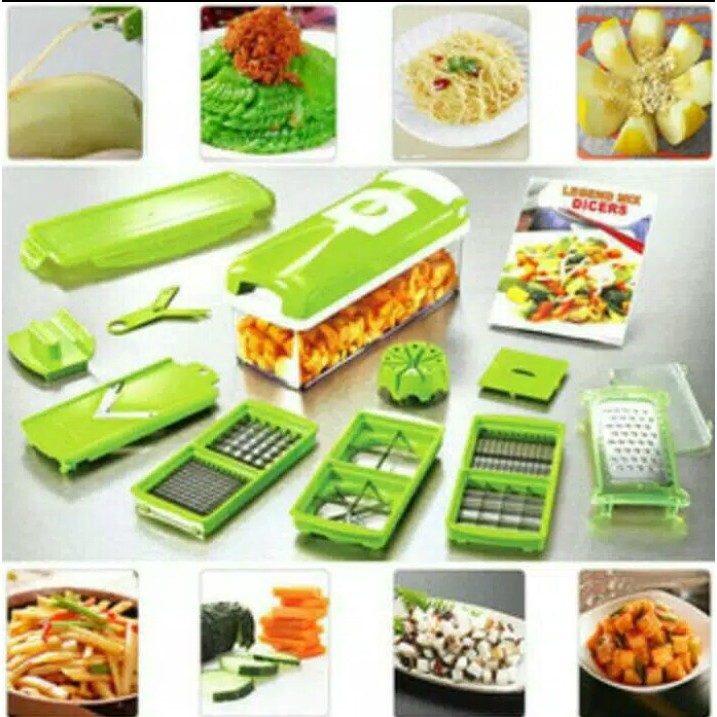 Jual ALAT PEMOTONG SAYUR/BUAH Nicer Dicer Alat Potong Sayur | Shopee ...