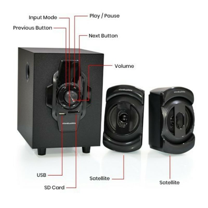 Jual Speaker Simbadda Cst 2100N+ Multimedia speaker | Shopee Indonesia