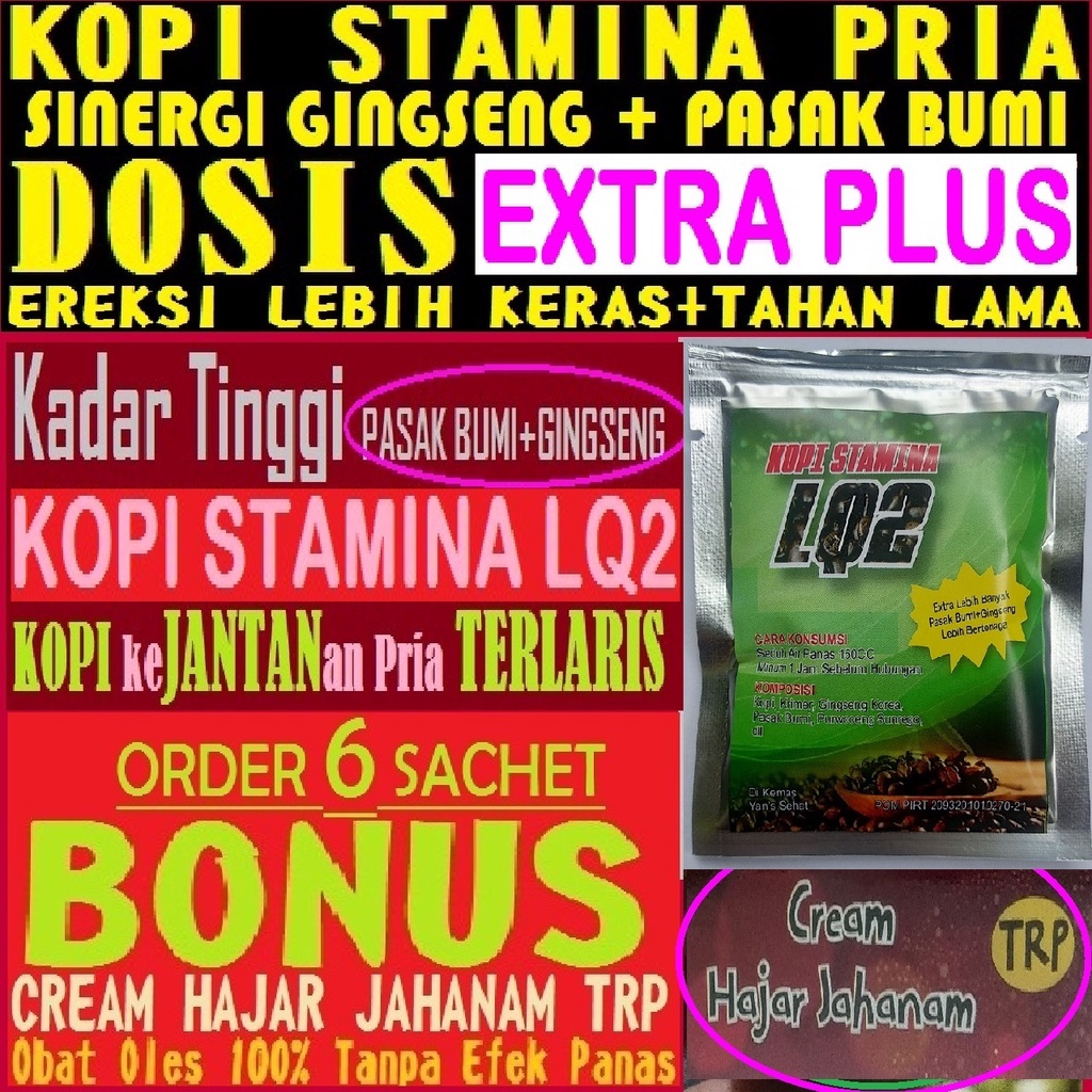 Jual KOPI jOSS CLENG LQ2 Jantan Obat STAMINA Kuat Pria Tahan Lama Terbaik Extra Tinggi Purwocang ...