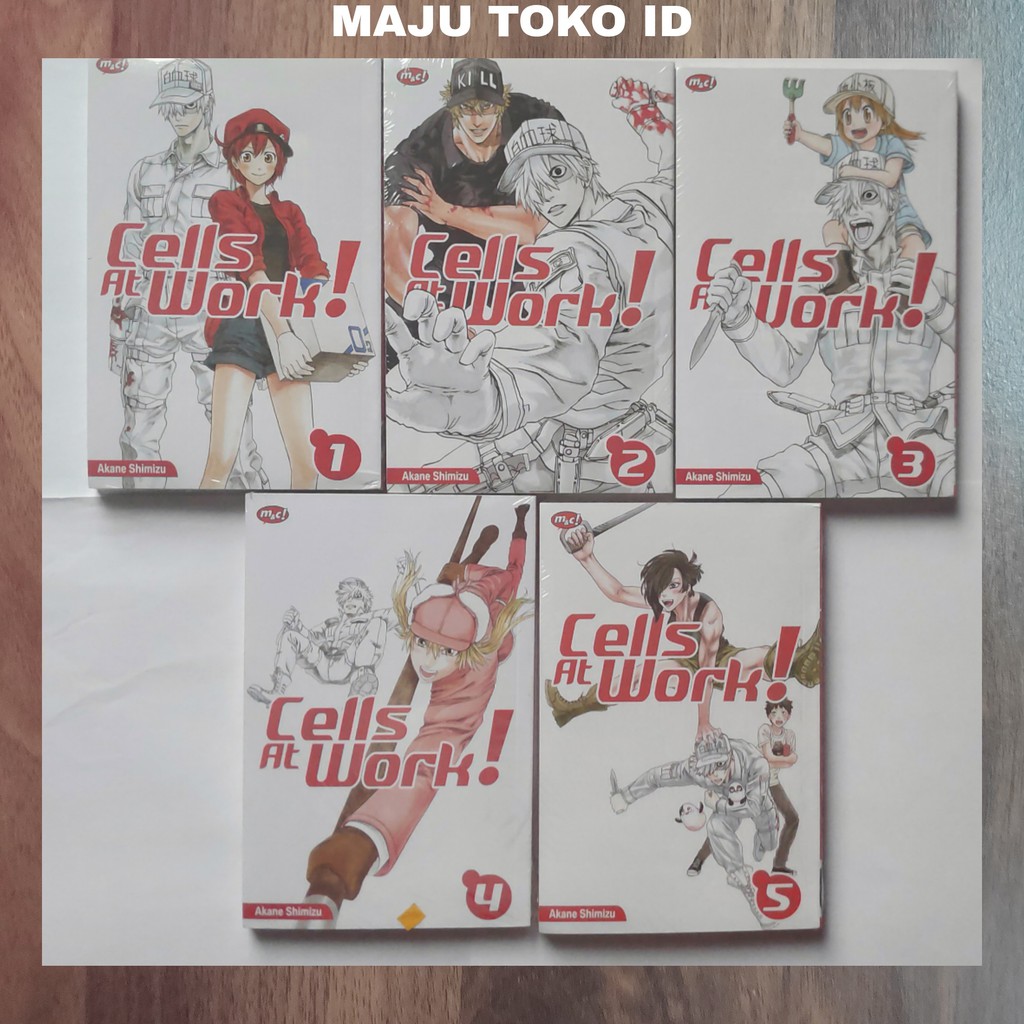 Jual Komik Cells At Work! Vol 1-5 SET Manga (ORIGINAL & SEGEL) | Shopee Indonesia