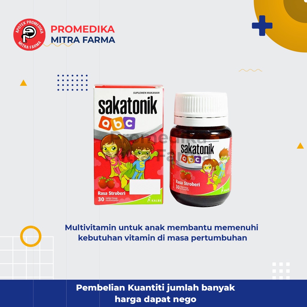Jual Sakatonik ABC Tablet 30's / Botol / Multivitamin Daya Tahan Tubuh ...
