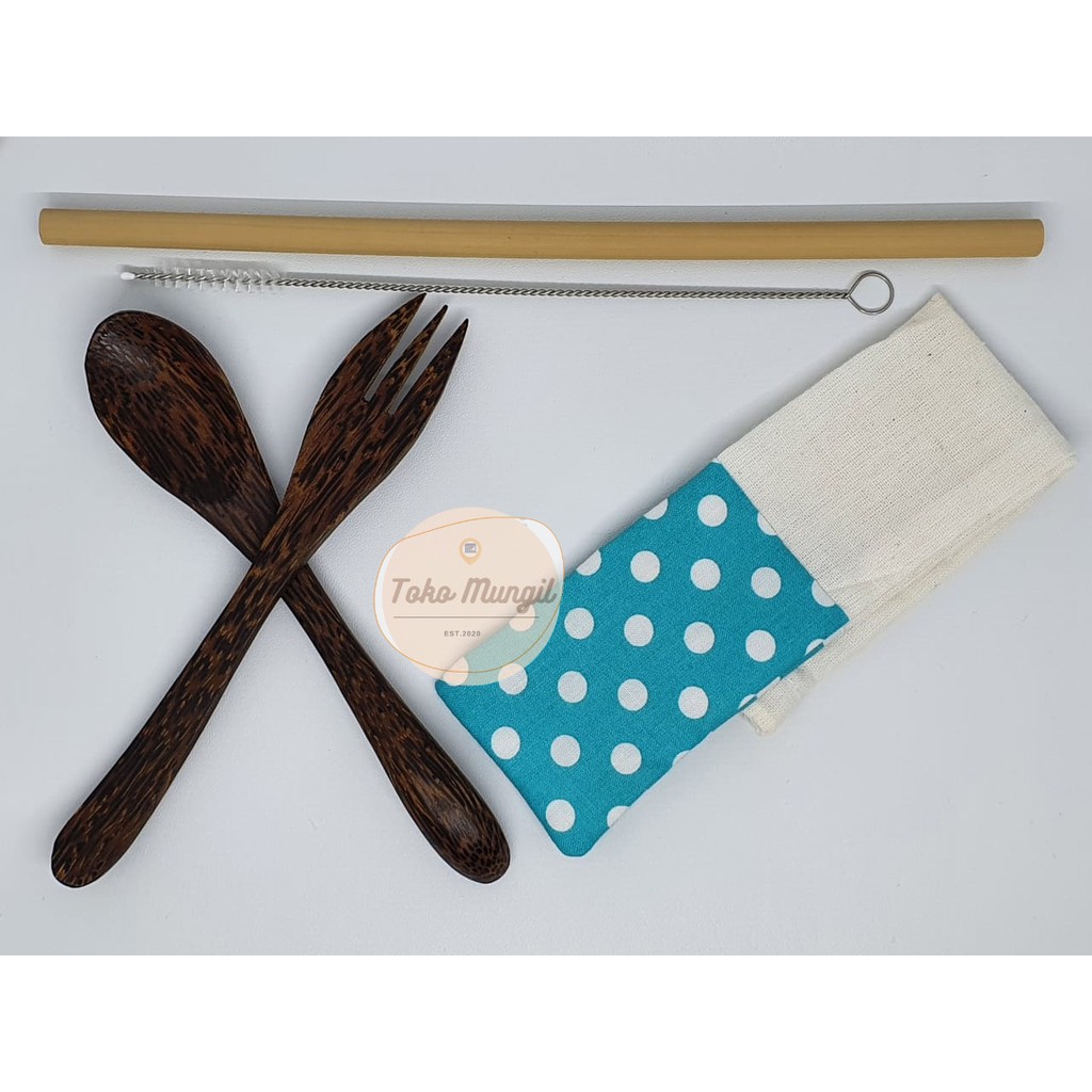 Jual Alat Makan Set Kayu - Kids | Shopee Indonesia