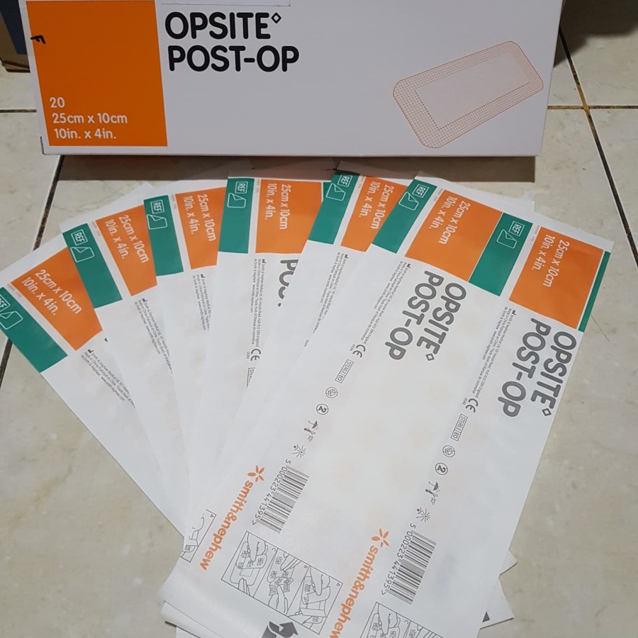 Jual OPSITE POST OP 25 × 10 cm / Plester tahan air / Perban Anti Air ...