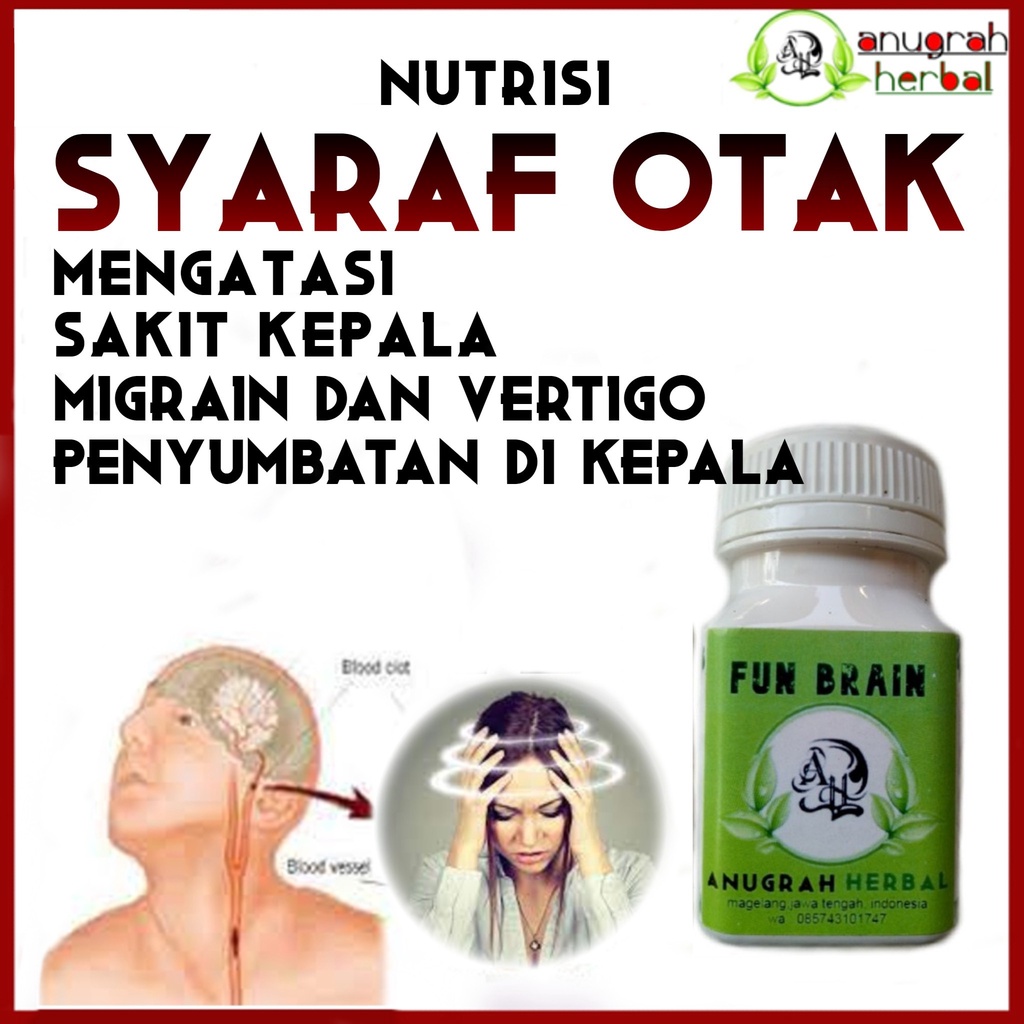 Jual Nutrisi Syaraf Otak Obat Syaraf Otak Obat Vertigo Obat Migrain ...