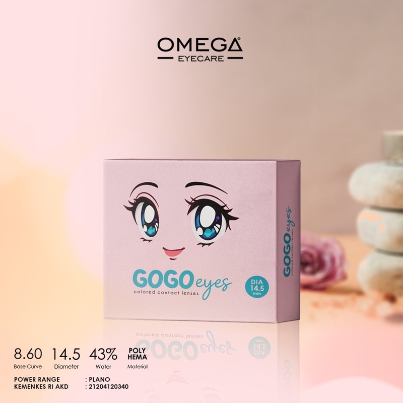 Jual Softlens Gogo Omega Eyes 14.5 MM | Shopee Indonesia