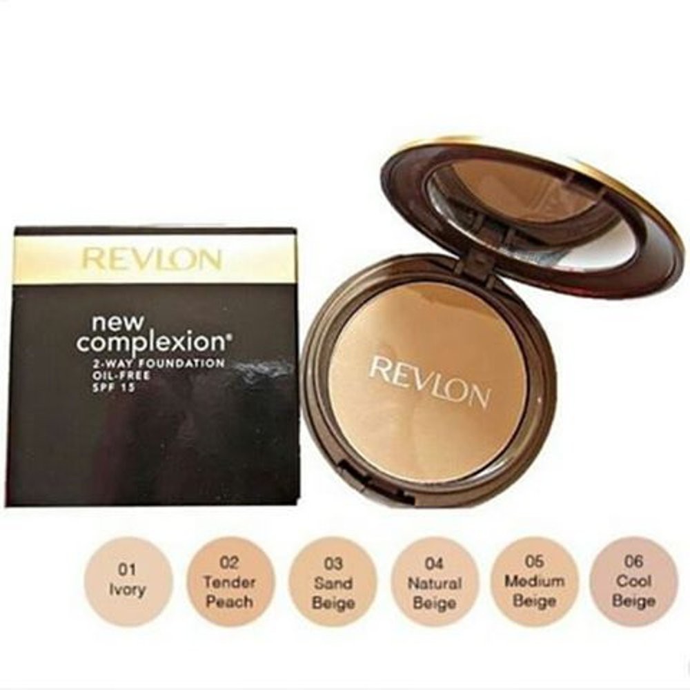 Jual Revlon New Complexion Two Way Cake / Bedak Padat Basah Revlon ...