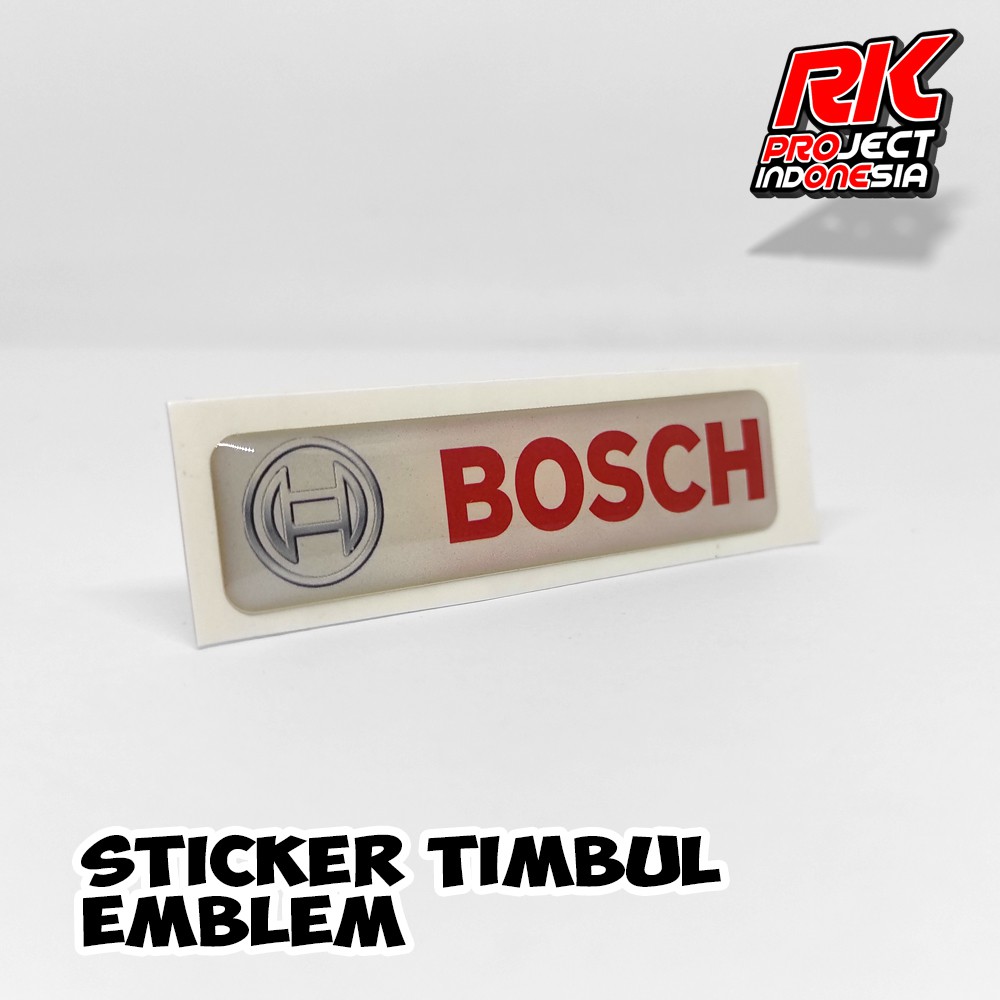 Jual BOSCH Sticker Timbul Emblem Resin Lentur | Shopee Indonesia