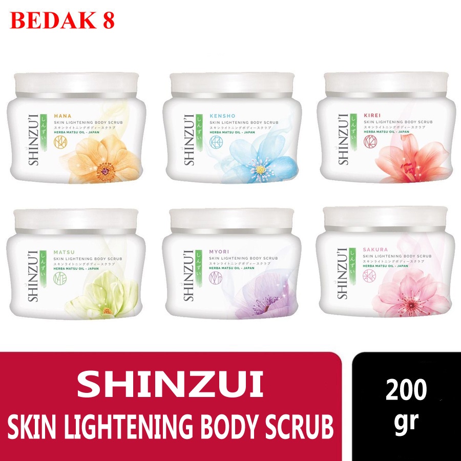 Jual Shinzui Skin Lightening Body Scrub 100 gr | 200 gr/ Lulur Shinzui ...