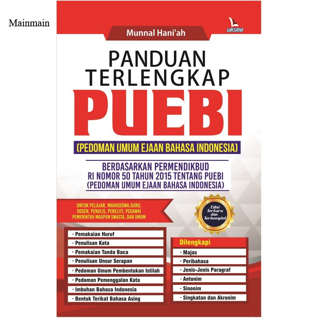 Jual Buku Panduan Terlengkap PUEBI - LAKSANA | Shopee Indonesia Jual Buku Panduan Terlengkap PUEBI - LAKSANA | Shopee Indonesia