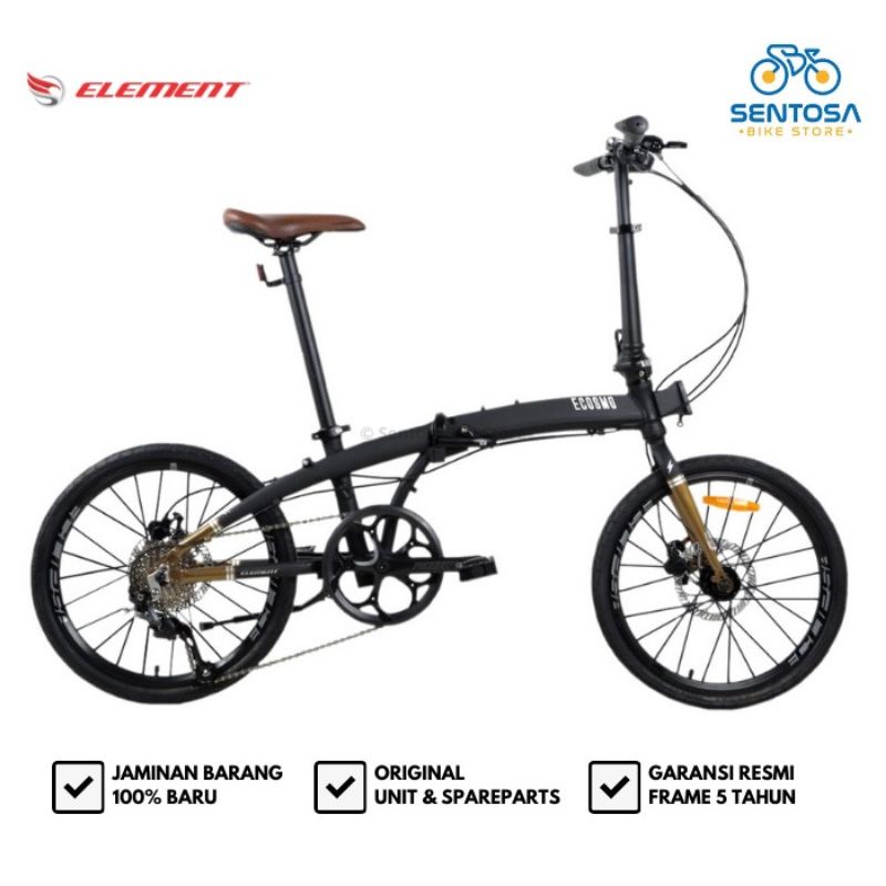 Jual Sepeda Lipat 20 inch Element Ecosmo Filosofi Kopi 10 Speed Alloy ...