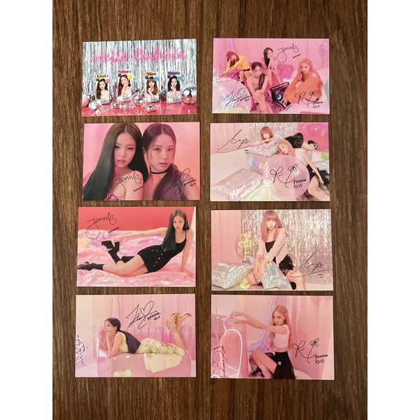 Jual BLACKPINK x HELLO BUBBLE MISE EN SCENE PHOTOCARD | Shopee Indonesia