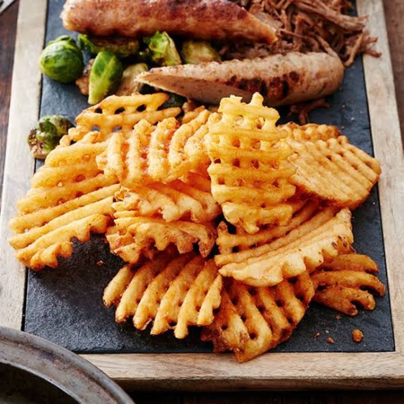 Jual MY CHEF KENTANG SPICY CRISS CUT 1KG WAFFLE FRIES 1000GR | Shopee ...