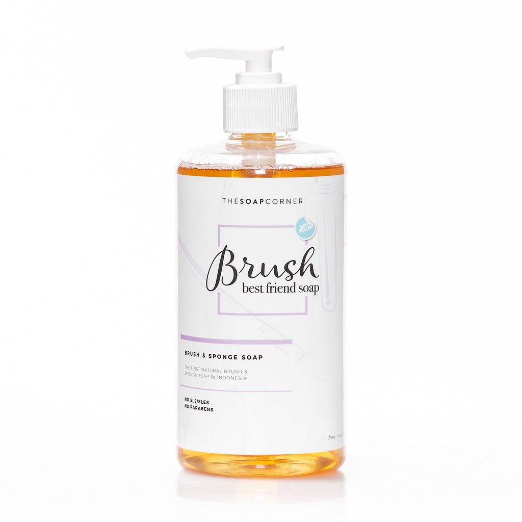 Jual Brush Soap sabun brush pencuci kuas 500ml the soap corner | Shopee ...