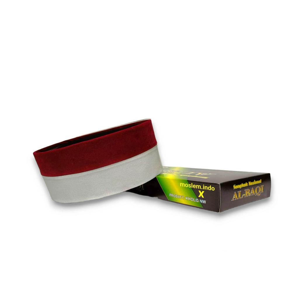 Jual PECI KOPIAH SONGKOK MERAH PUTIH BELUDRU TERBAIK DI KELASNYA ...
