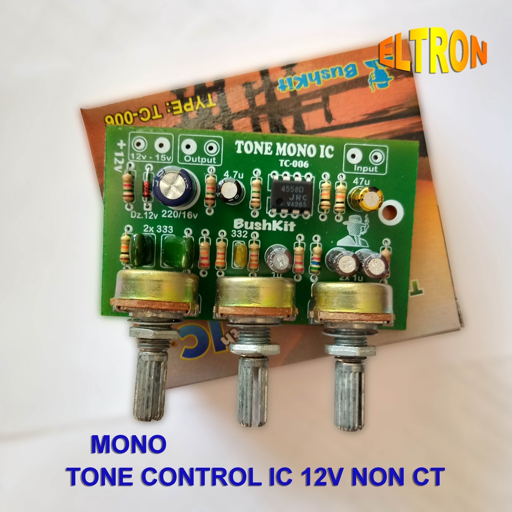 Jual Kit Tone Control IC Mono DC 12V sd 15V | Shopee Indonesia