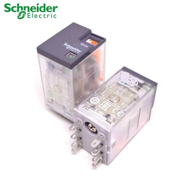 Jual SCHNEIDER RELAY PLUG IN 2CO 5A DENGAN LED 48DC RXM2LB2ED | Shopee Indonesia