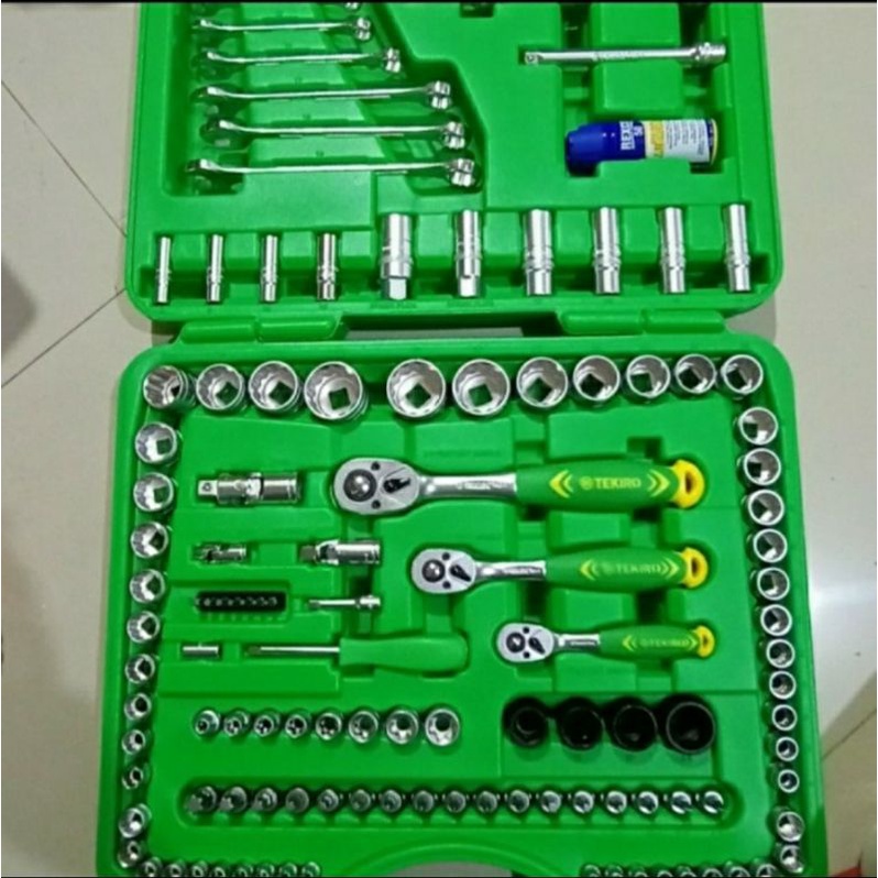 Jual TEKIRO KUNCI SOK 120 PCS TEKIRO HAND SOCKET SET 120PCS TEKIRO | Shopee Indonesia