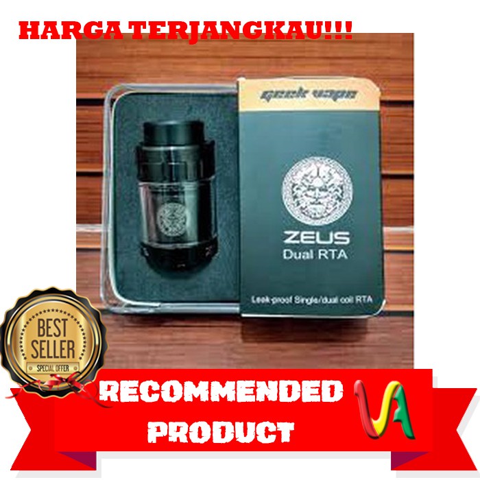 Jual ZEUS DUAL RTA 26mm by GeekVape - RTA ZEUS 26 mm ZEUS RTA 26 mm ...