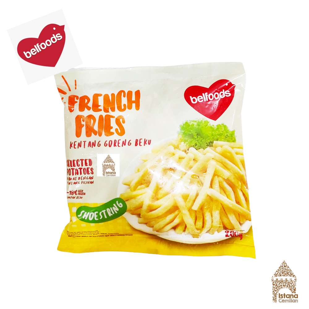 Jual Belfoods French Fries Shoestring / Kentang Goreng Frozen Food 200 ...