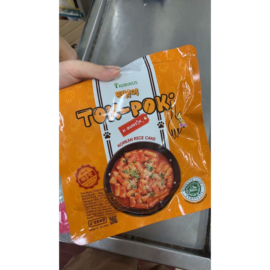 Jual Korinus Korean Tokpoki 140gr Original, Keju & Mild (Halal ...