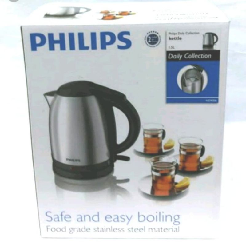 Jual PHILIPS ELECTRIC KETTLE HD 9306 TEKO AIR LISTRIK 1.5L | Shopee ...