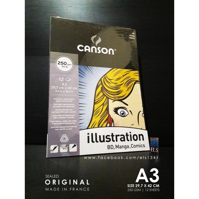 Jual Canson Illustration BD, Manga, Comics Pad A3 | Shopee Indonesia