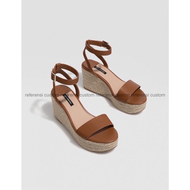 Jual Sandal Wedges Kyuka Size Besar Wedges Knip Big Size Wedges Small ...