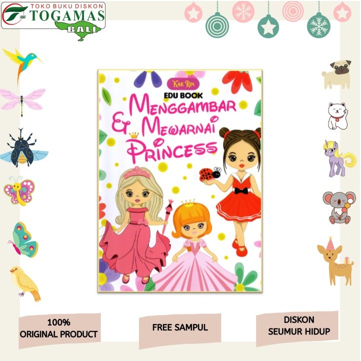Jual Menggambar & Mewarnai Princess | Shopee Indonesia