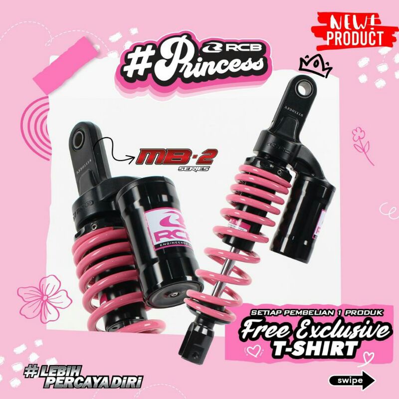 Jual Shockbreaker RCB Tabung vario 125 -vario 150 330mm / shock tabung ...