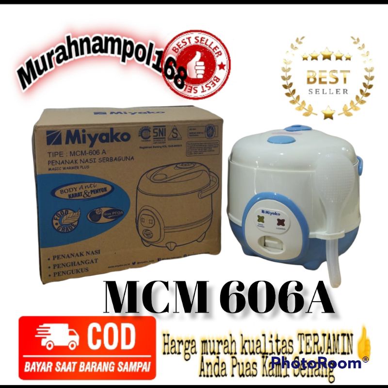 Jual MN - Miyako Mini Magic Com Rice Cooker 0.6L 0.6 L MCM-606A MCM 606 ...
