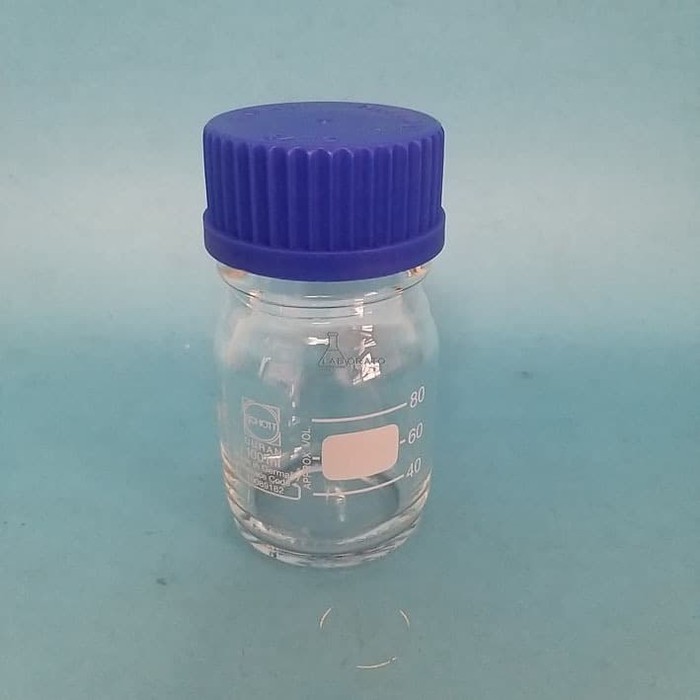 Jual BOTOL LABORATORIUM 100ML LABORATORY BOTTLE 100 ML BOTOL SAMPEL NEW ...