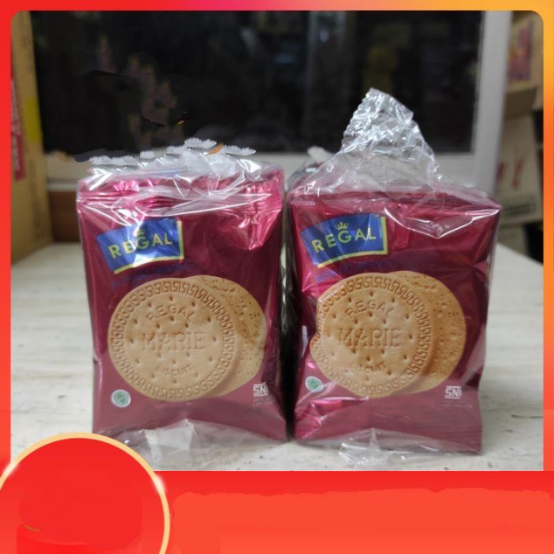 Jual Biscuit Regal Marie 12gram ( 1 renceng isi 10 pcs ) | Shopee Indonesia