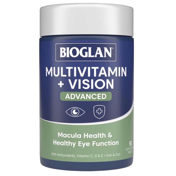 Jual Bioglan Multivitamin + Vision Advanced 50 Tablets | Shopee Indonesia