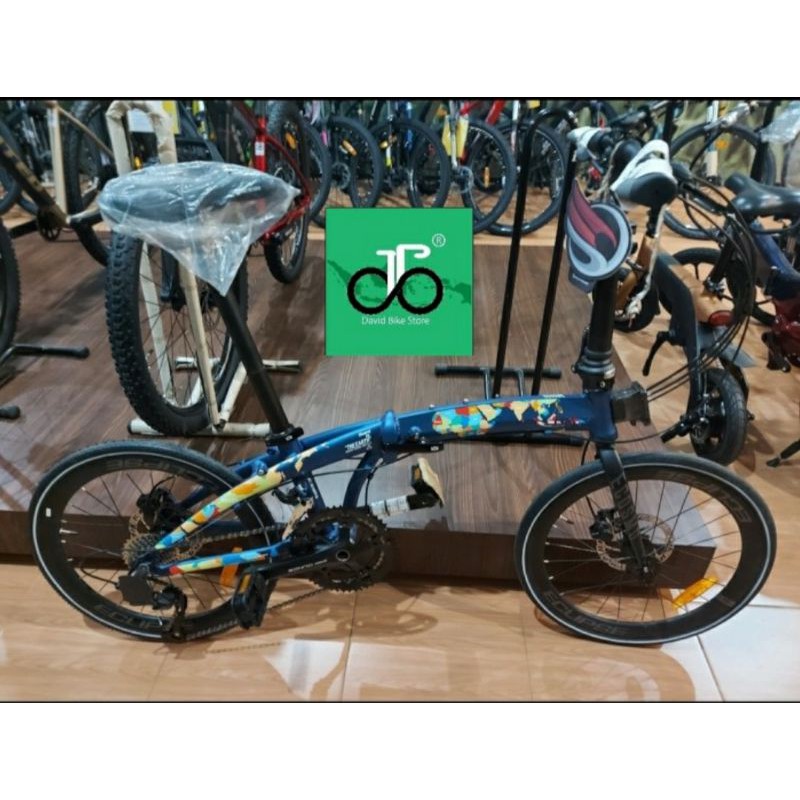 Jual Sepeda lipat 22" Element Ecosmo Z9 Save The Earth TERBARU | Shopee ...