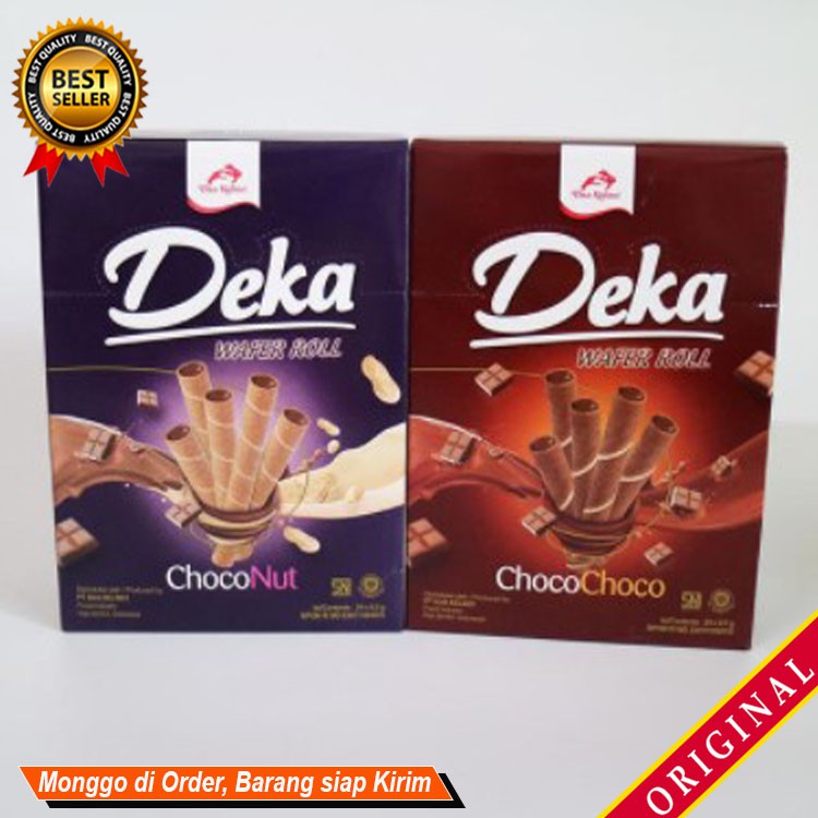 Jual Kue Biskuit Wafer Roll isi Coklat kacang Jajanan Snack camilan ...