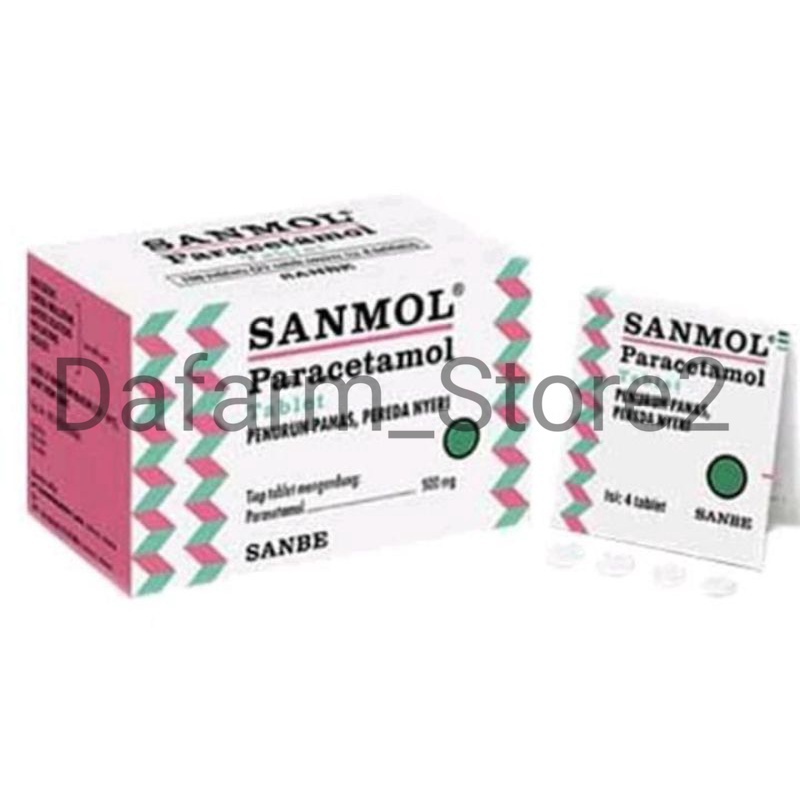 Jual Sanmol Strip 4 Tablet / Paracetamol 500 Mg | Shopee Indonesia
