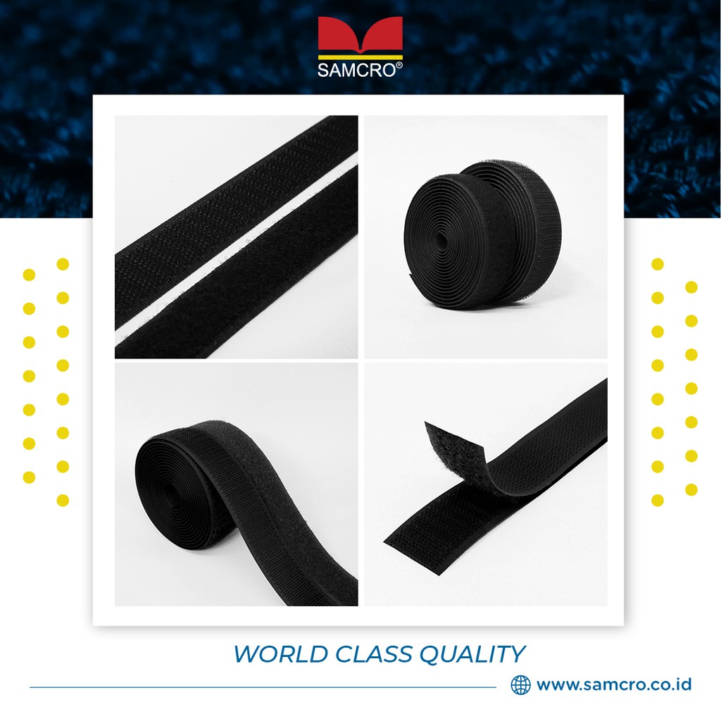 Jual Perekat/Velcro/Magic Tape/Prepetan/Kretekan -Warna Hitam | Shopee ...