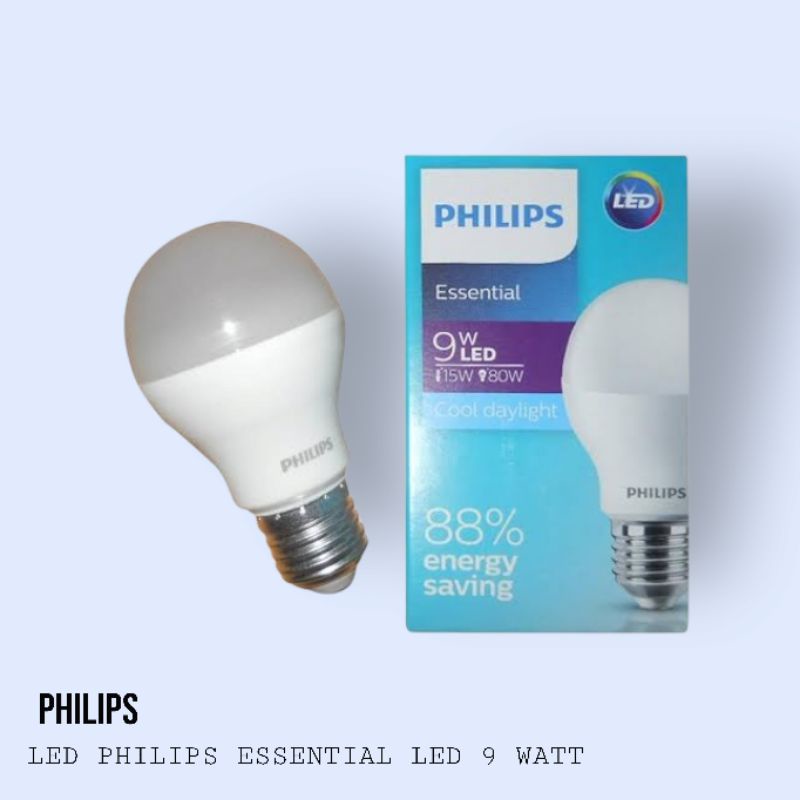 Jual Philips Essential led 9 watt | Shopee Indonesia