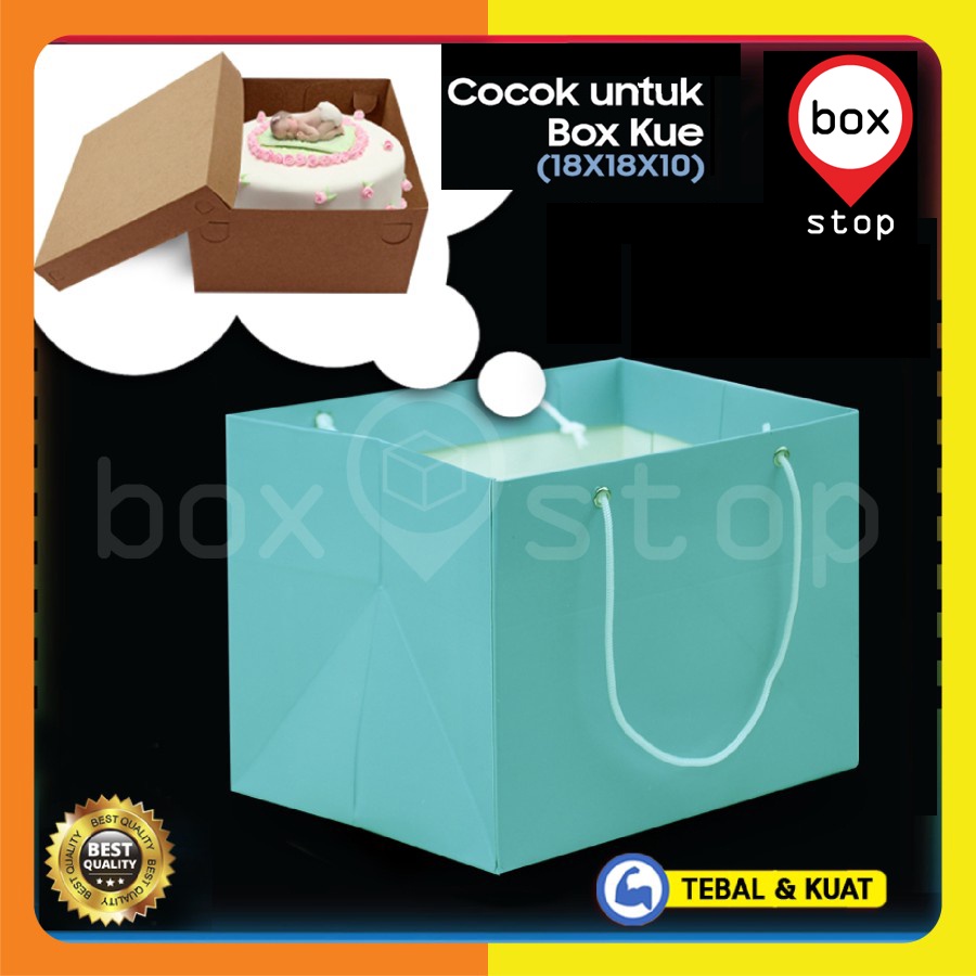 Jual Paper Bag - Paperbag Polos - Paper Bag Kue - HIJAU TOSCA ...
